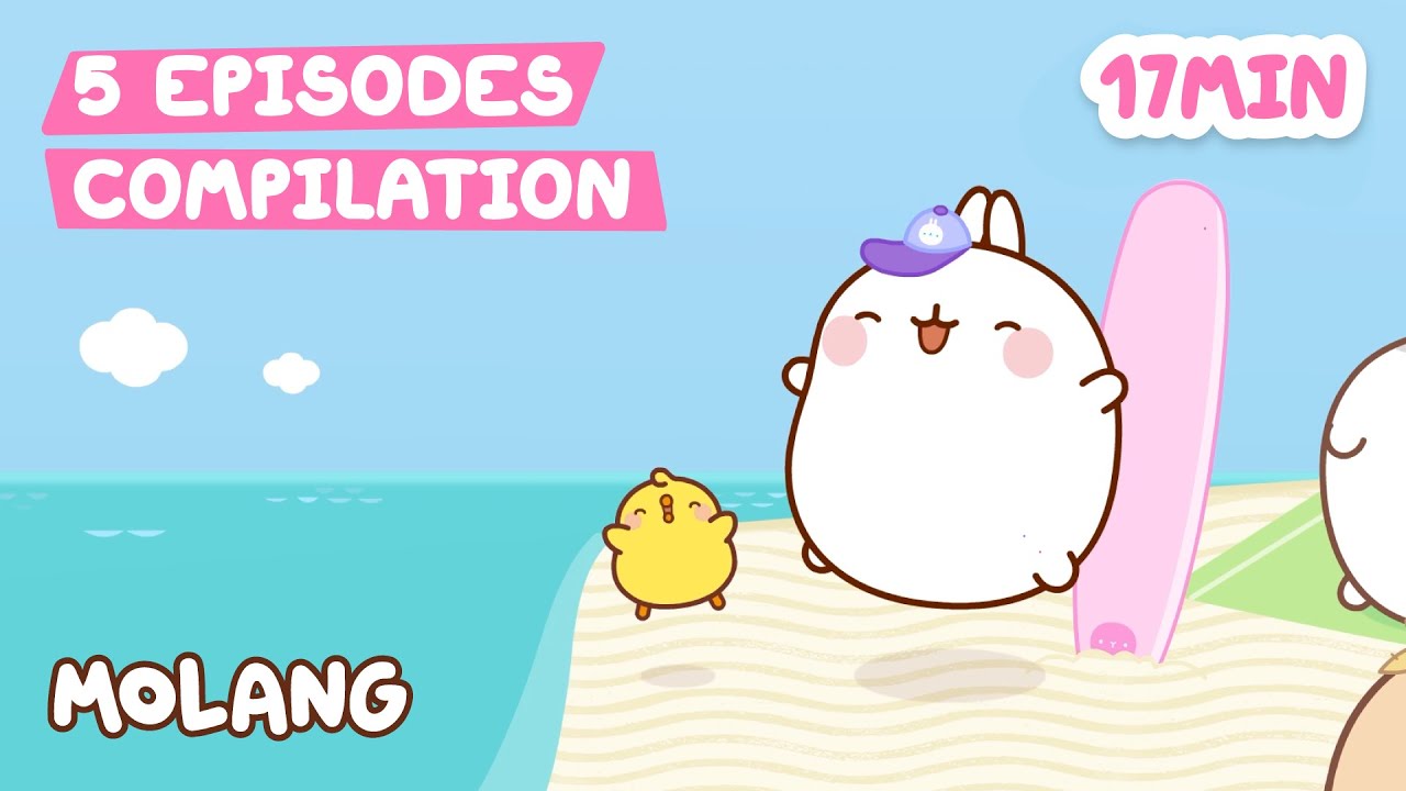 BEACH ACTIVITES IDEAS | Molang | Season 1 - Ep. 6-10 Compilation - YouTube