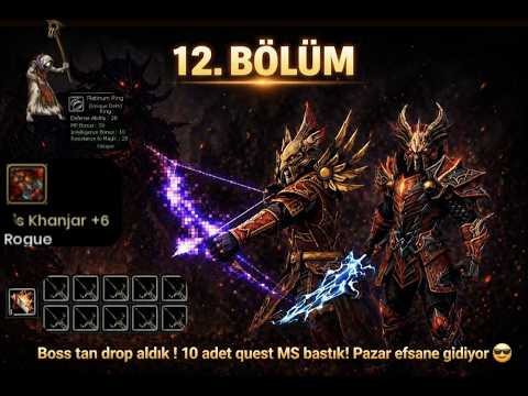 Boss lardan drop aldık! 10 adet Quest MS UPGrade ! | Oreads Emekten Elite Okçu&BP #12 |#knightonline