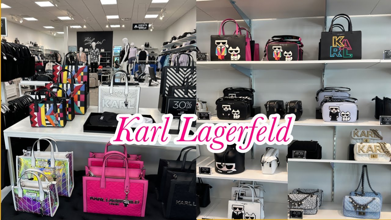 KARL LAGERFELD OUTLET🤩BROWSE WITH ME!! handbags, T-shirt , blouse and sneakers 👟#karllagerfeld ...