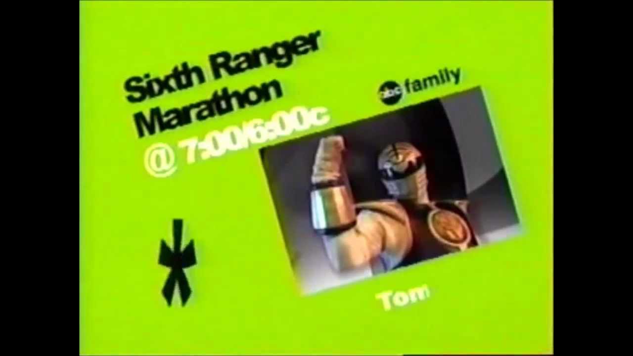 ABC Family Sixth Ranger Marathon Promo - YouTube