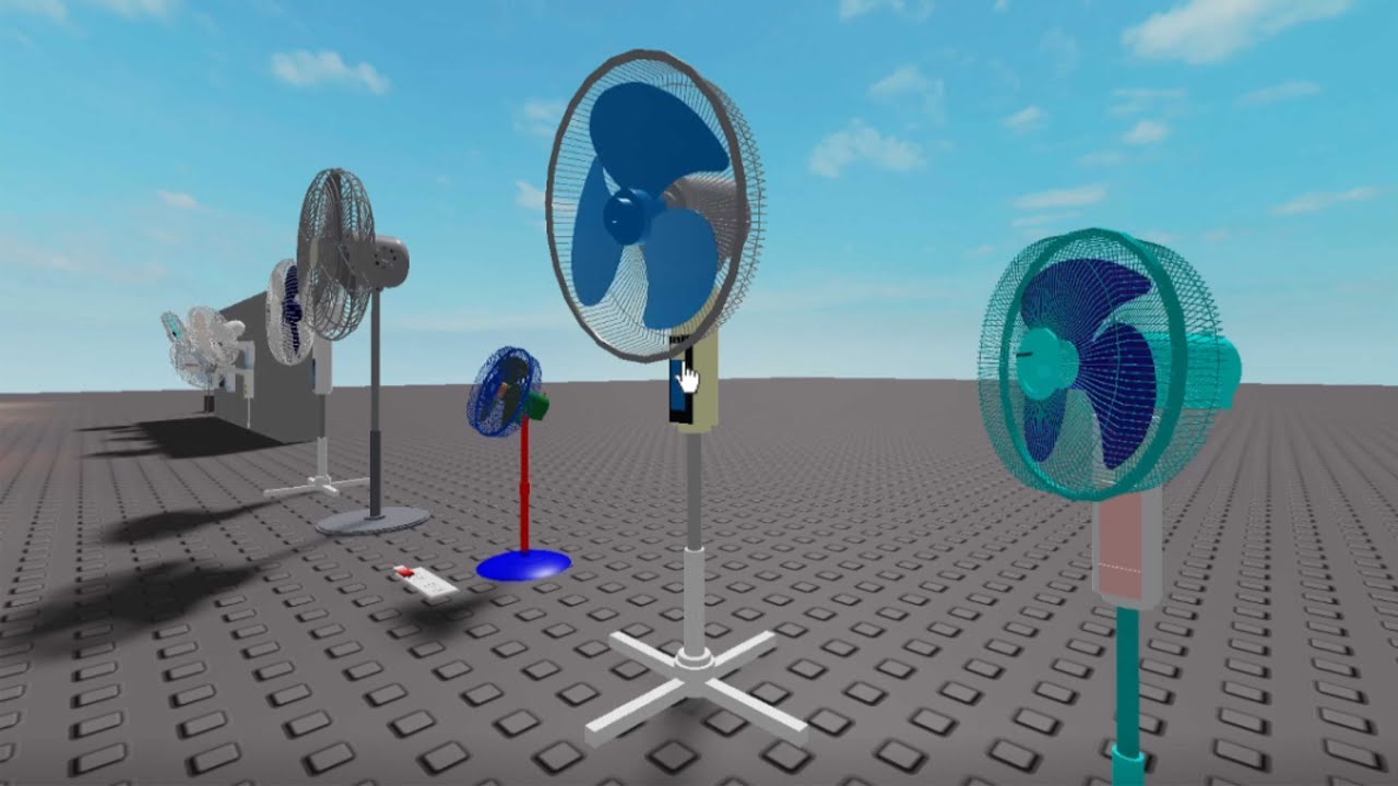 ROBLOX TABLE FANS for kids play VENTILADORES DE MESA - YouTube