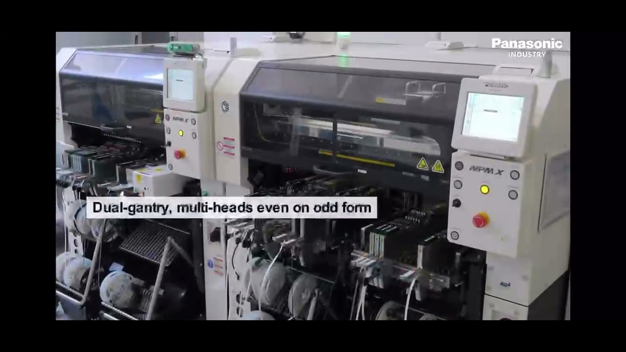 Panasonic High-Speed Mounter NPM-D3 - YouTube