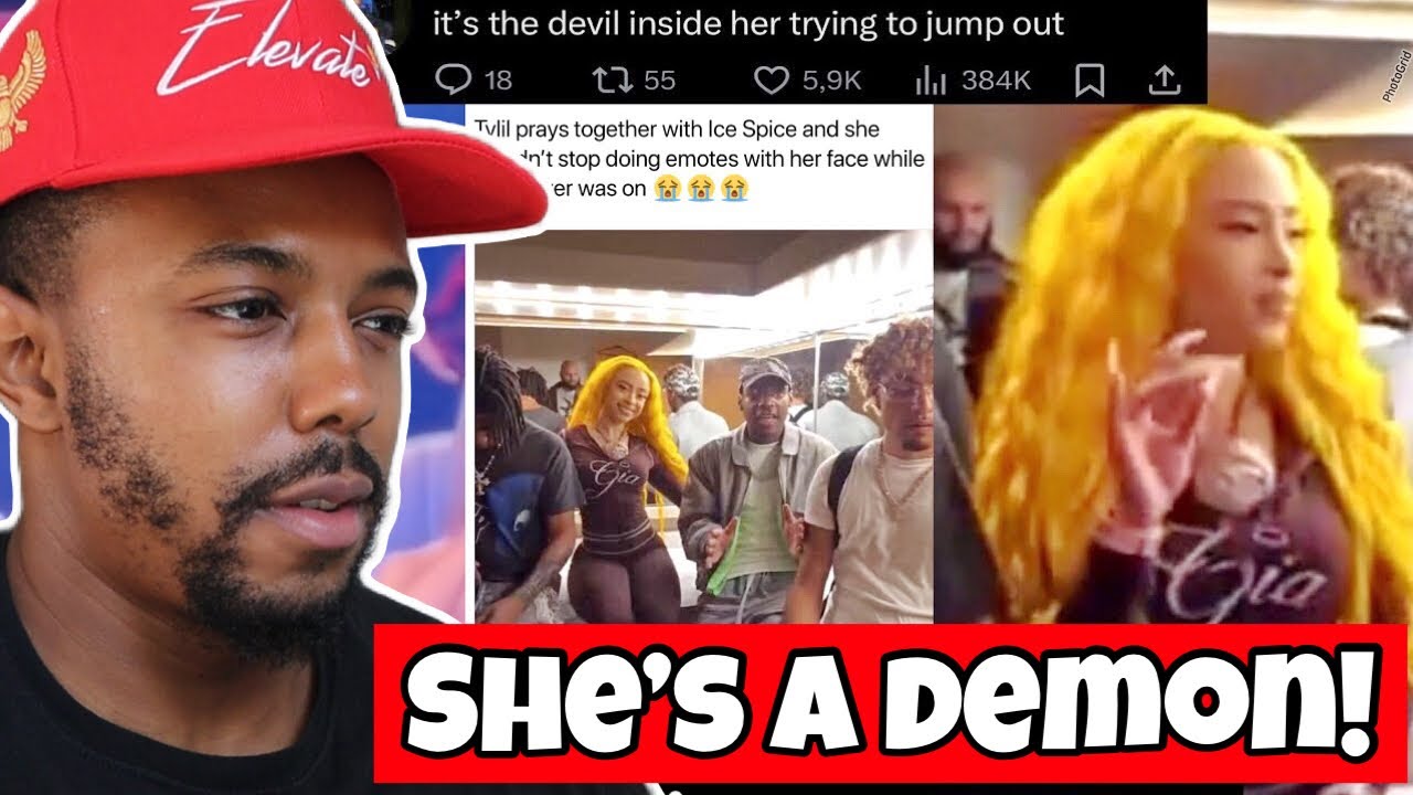 Ice Spice's Demons are ANGRY During Prayer GOES VIRAL | Puts Up DEMON ...