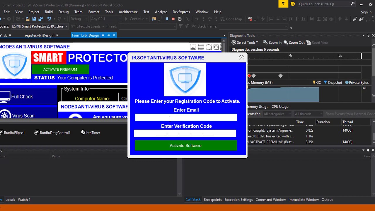 (PART 9) Create Advanced Anti-Virus Software in VB.NET - YouTube