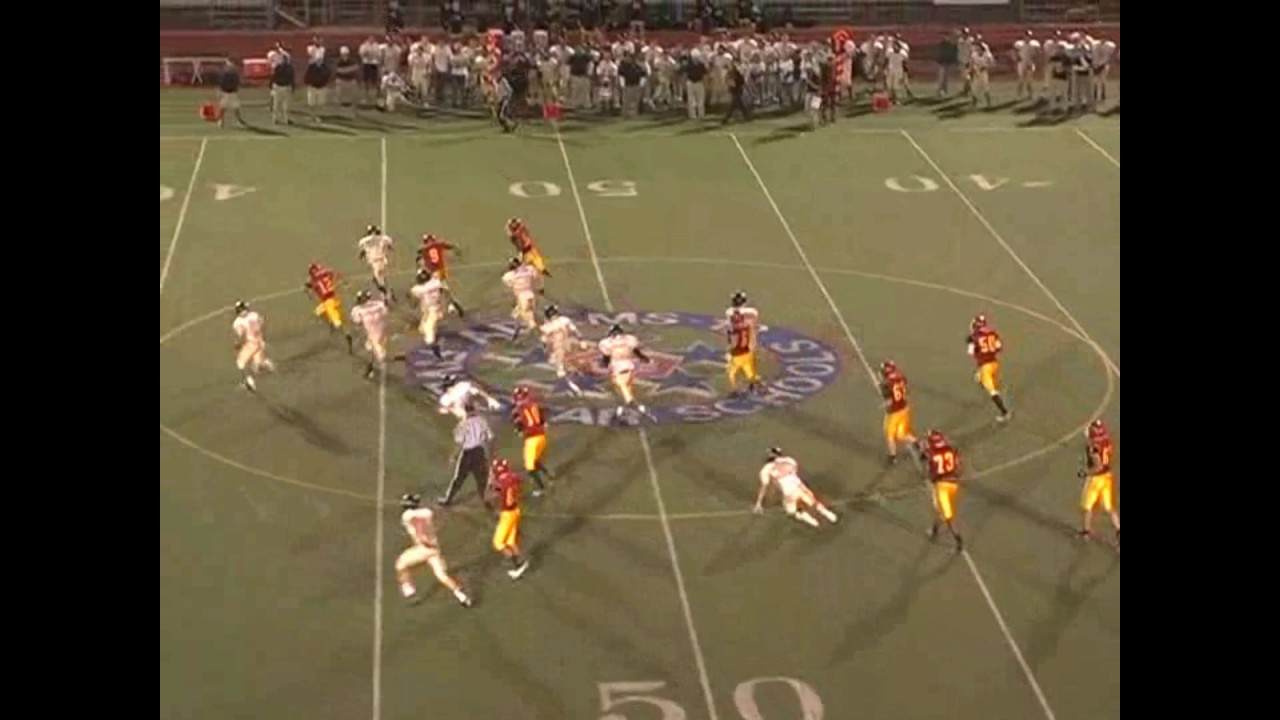 Ken Heard takes handoff up the middle to score - YouTube