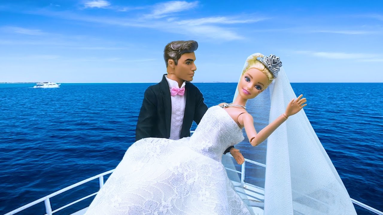Barbie Dolls and Ken Have a Romantic Ship Wedding - Barbie Dolls ...