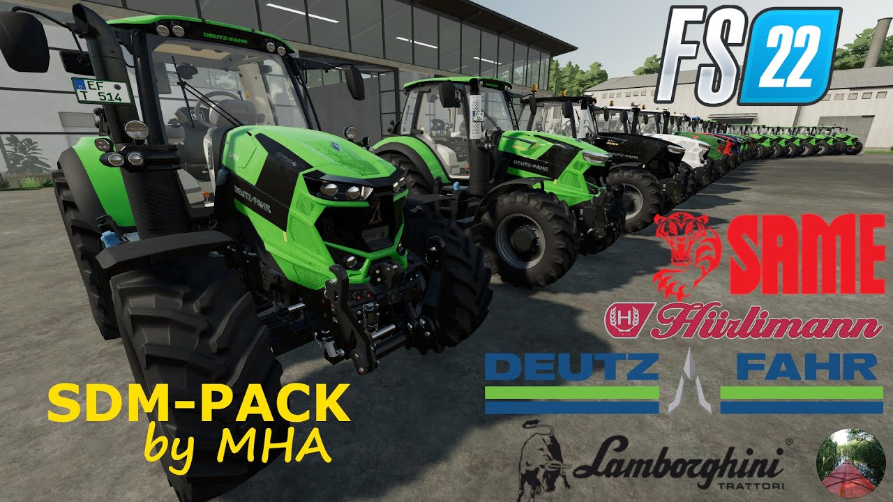 Wielka paczka Deutz Fahr'ów - SDF Pack by MHA | Prezentacja moda do ...