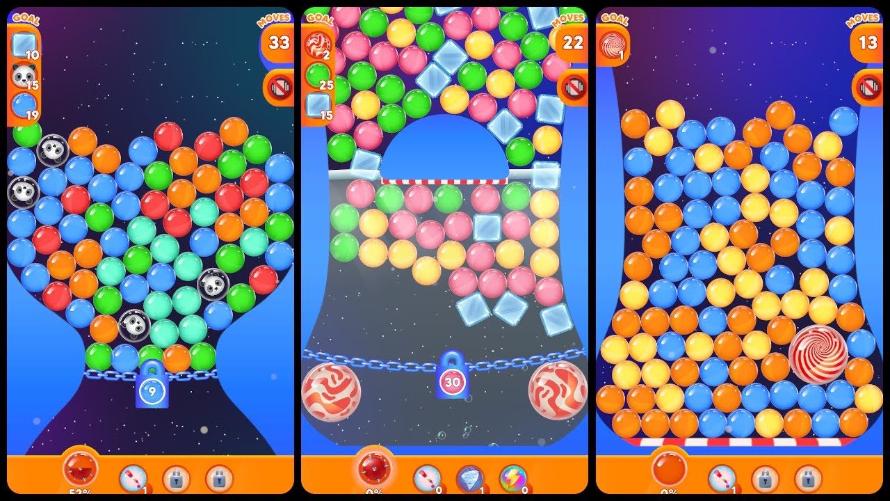 Bubble Link & Pop Game All Mobile Video Gameplay - YouTube