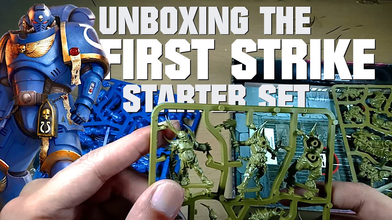 Warhammer 40k First Strike Unboxing - YouTube