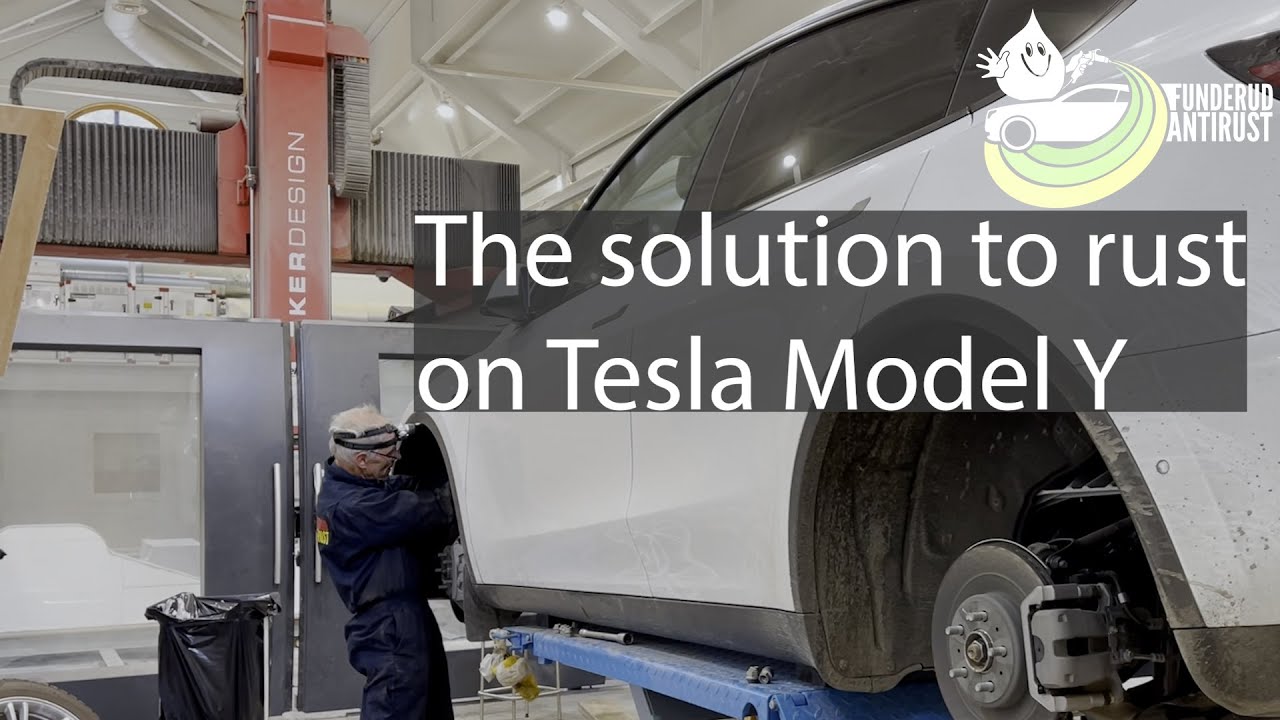 Løsningen mot rust på Tesla Model Y! - YouTube
