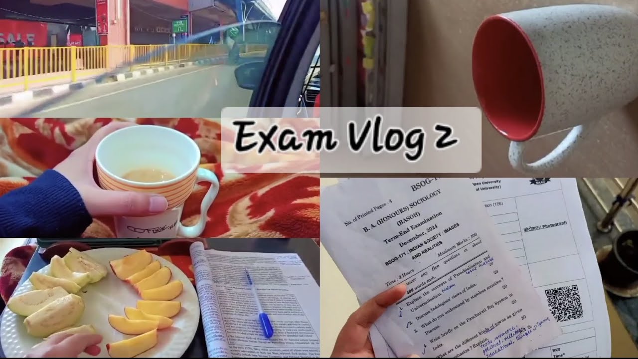 EXAM DAY 2 -24 hrs before & the day of exam , notes making , study ...