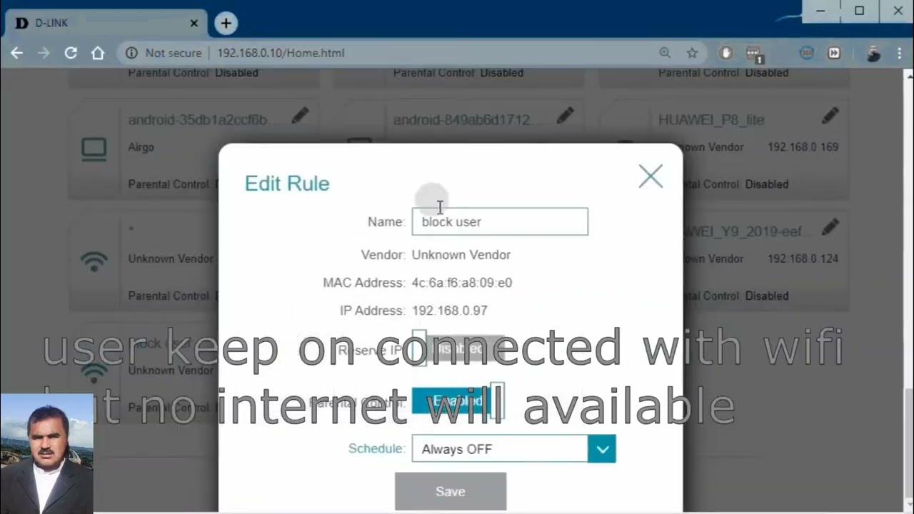How to Block Unknown device in Etisalat Router DIR-853 | 2023 - YouTube