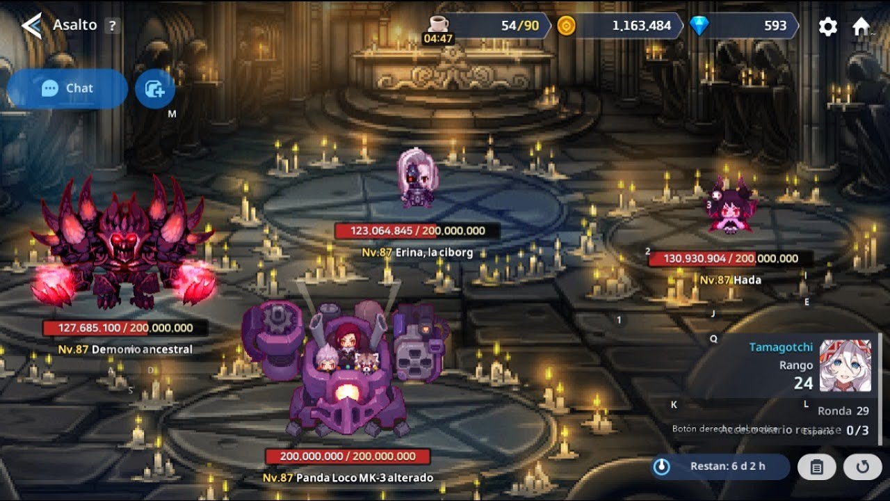 Demonio ancestral Lv86 (Basico) Asalto de Gremio - Guardian Tales - YouTube