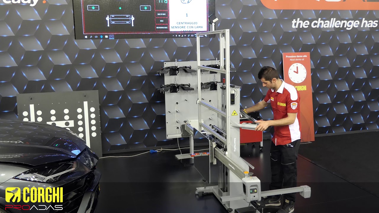 CORGHI - Autopromotec 2019 - PROADAS DEMO RADAR - YouTube