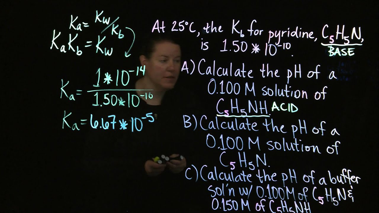 Acid/Base Equilibria: pH Calculations (Part 1/3) - YouTube