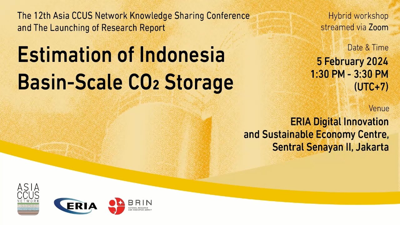 ERIA | Estimation of Indonesia Basin-Scale CO2 Storage - YouTube