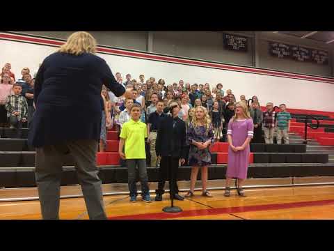 “My Shot” from the musical “Hamilton” at C.R. Hanna music festival