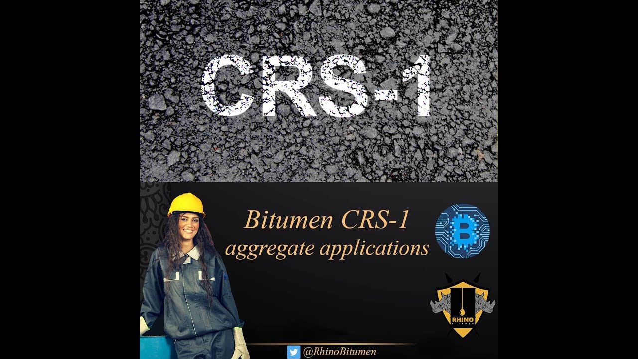 CRS-1 cationic rapid setting bitumen emulsion - YouTube
