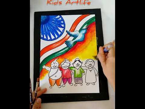 unity in diversity drawing for kids - YouTube