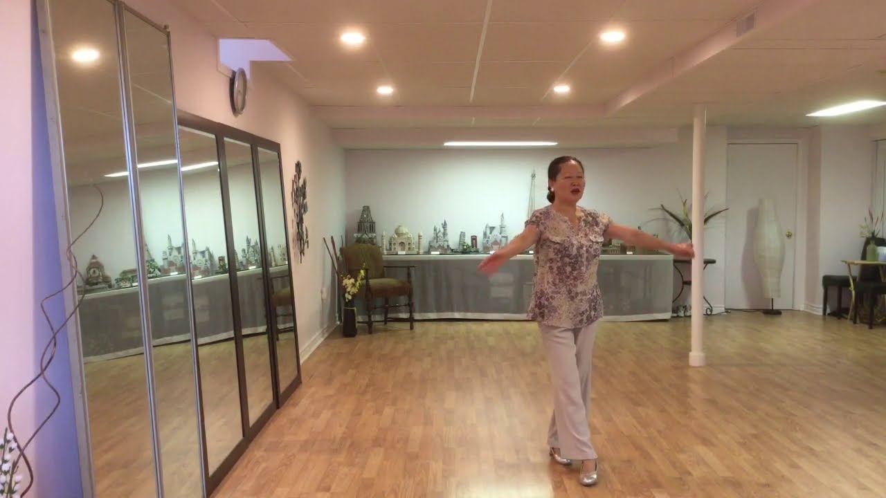 Help me make it through the night Line Dance (with teaching) - YouTube