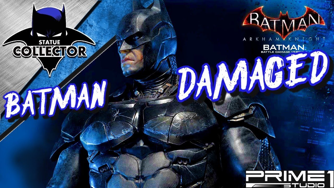 Batman BATTLE DAMAGE 1/3 Scale Statue Review | Arkham Knight | Prime 1 ...