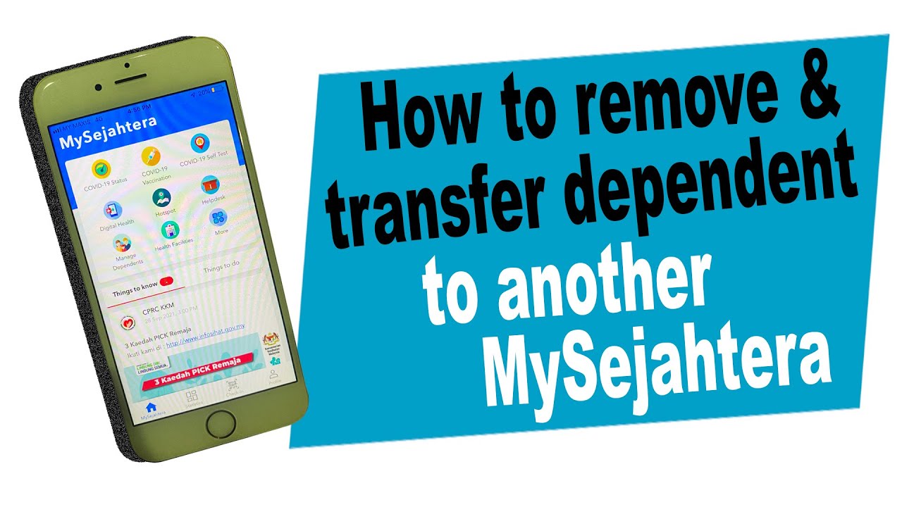 How To Remove Transfer Dependent To Another MySejahtera YouTube How To Remove Transfer Dependent To Another MySejahtera YouTube