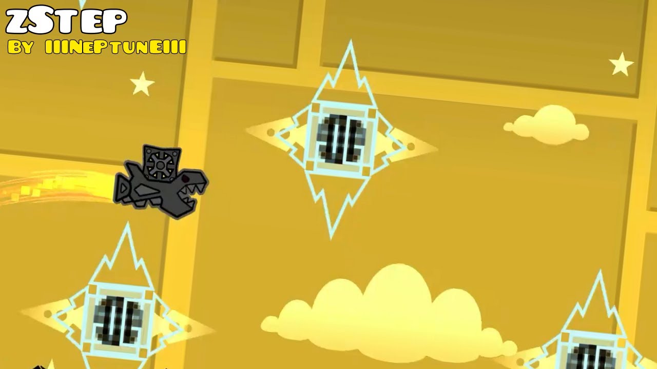 Geometry Dash - zStep by IIINePtunEIII (Medium Demon) - YouTube