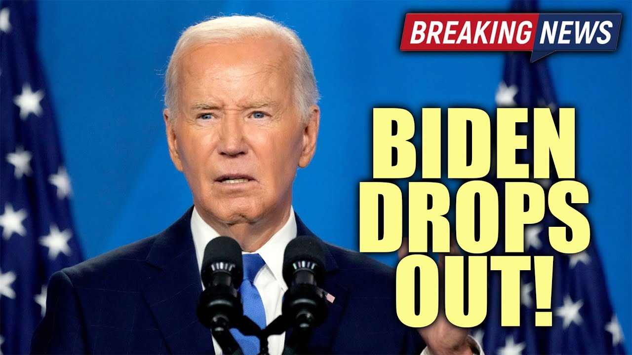 Breaking News: President Joe Biden DROPS OUT Of 2024 Race & Endorses ...