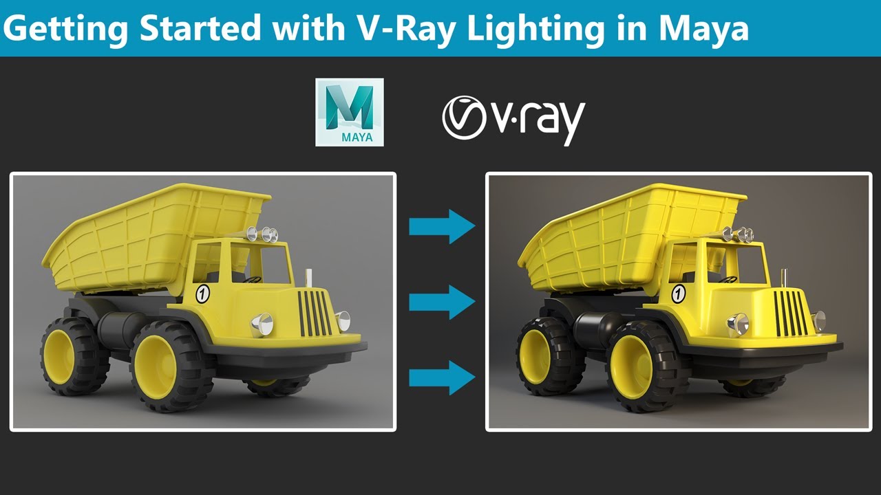 Getting Started with V-Ray Lighting in Maya - YouTube