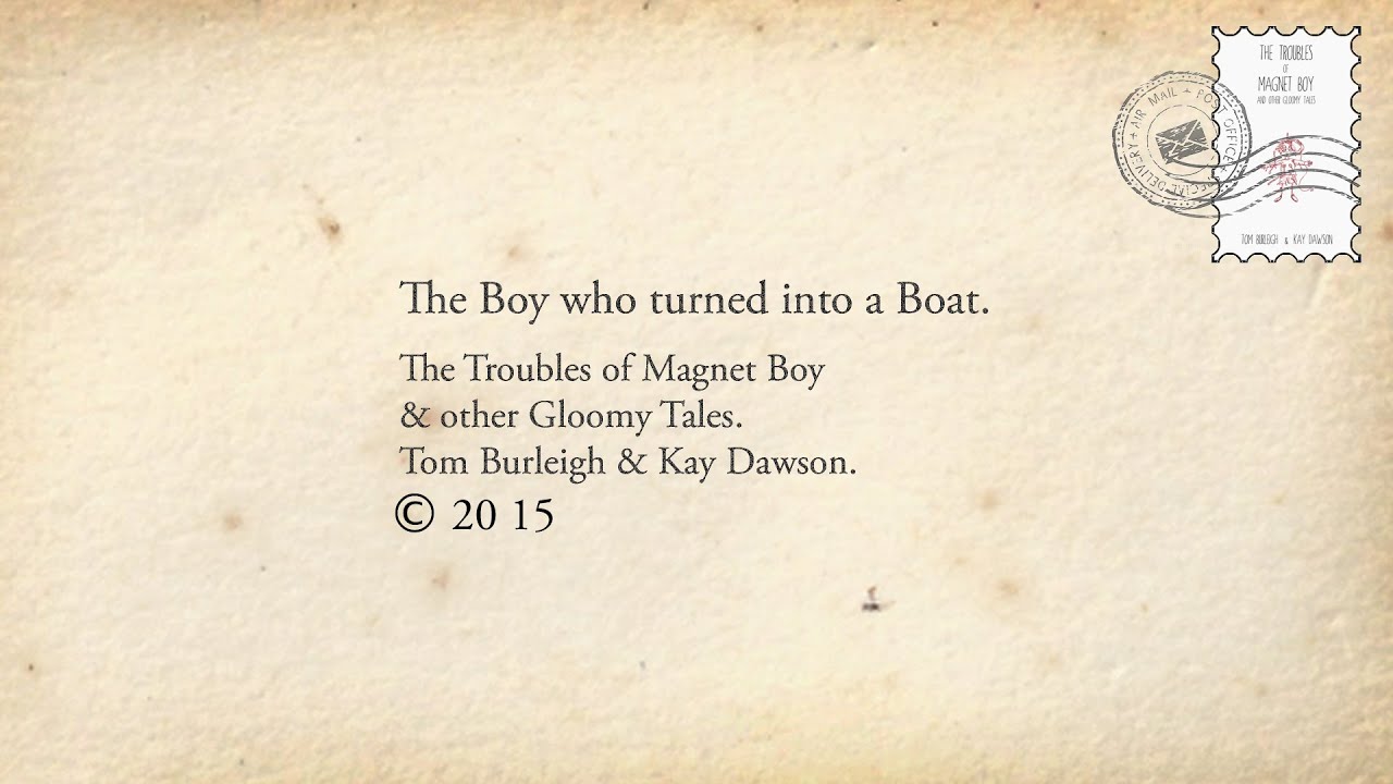 The Boy who turned into a Boat | Poetry reading, by Tom Burleigh. - YouTube
