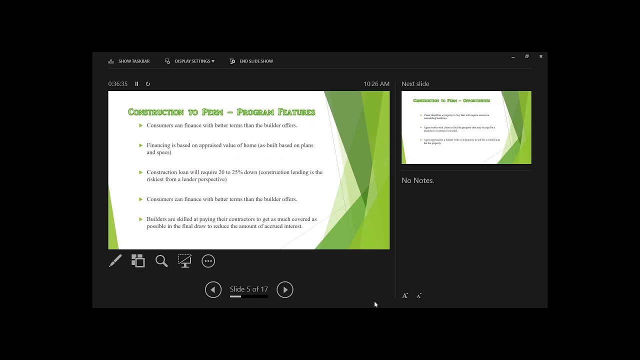 Construction to Perm Loans 2015 12 10 10 17 - YouTube