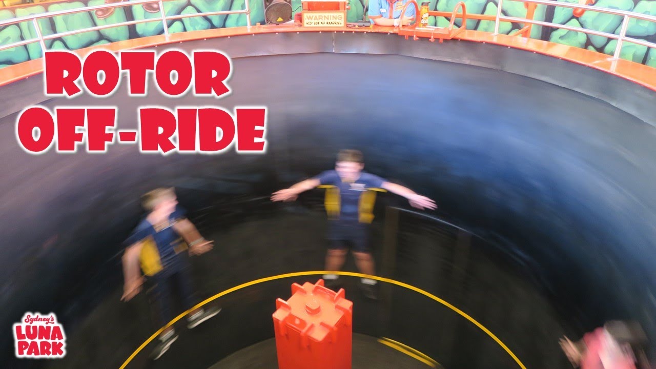 Rotor Off-Ride Footage, Luna Park Sydney Spinning Ride | Non-Copyright ...