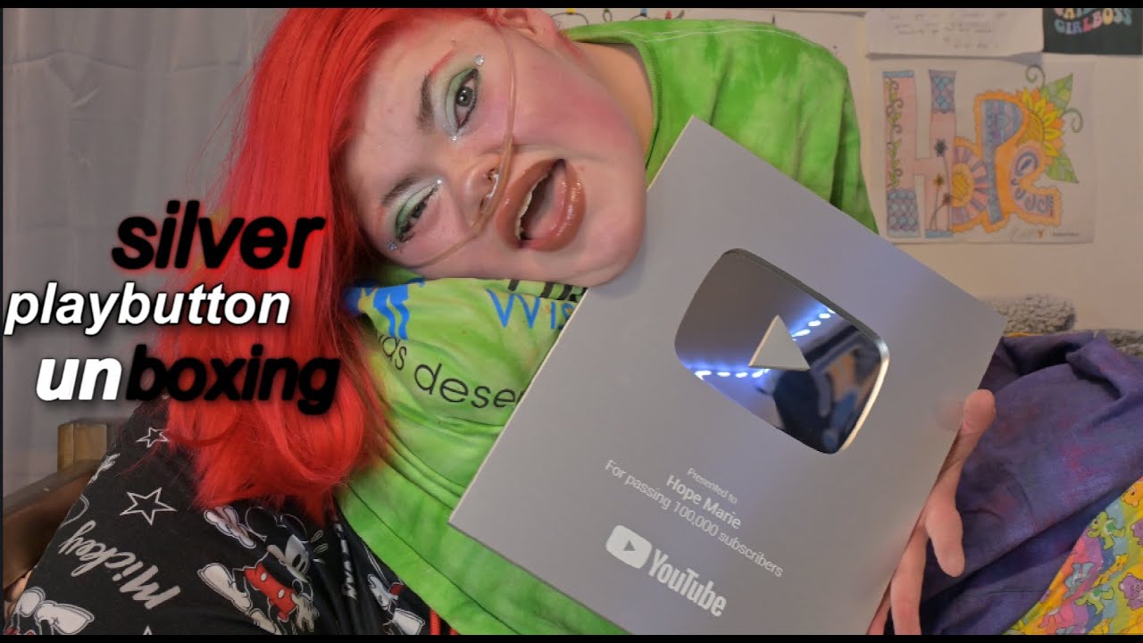 silver playbutton unboxing (thank you🤍 ) - YouTube