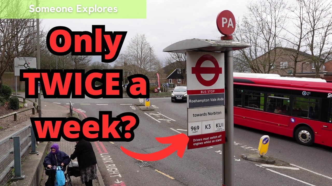 London's LEAST FREQUENT Bus Route | Route 969 - YouTube