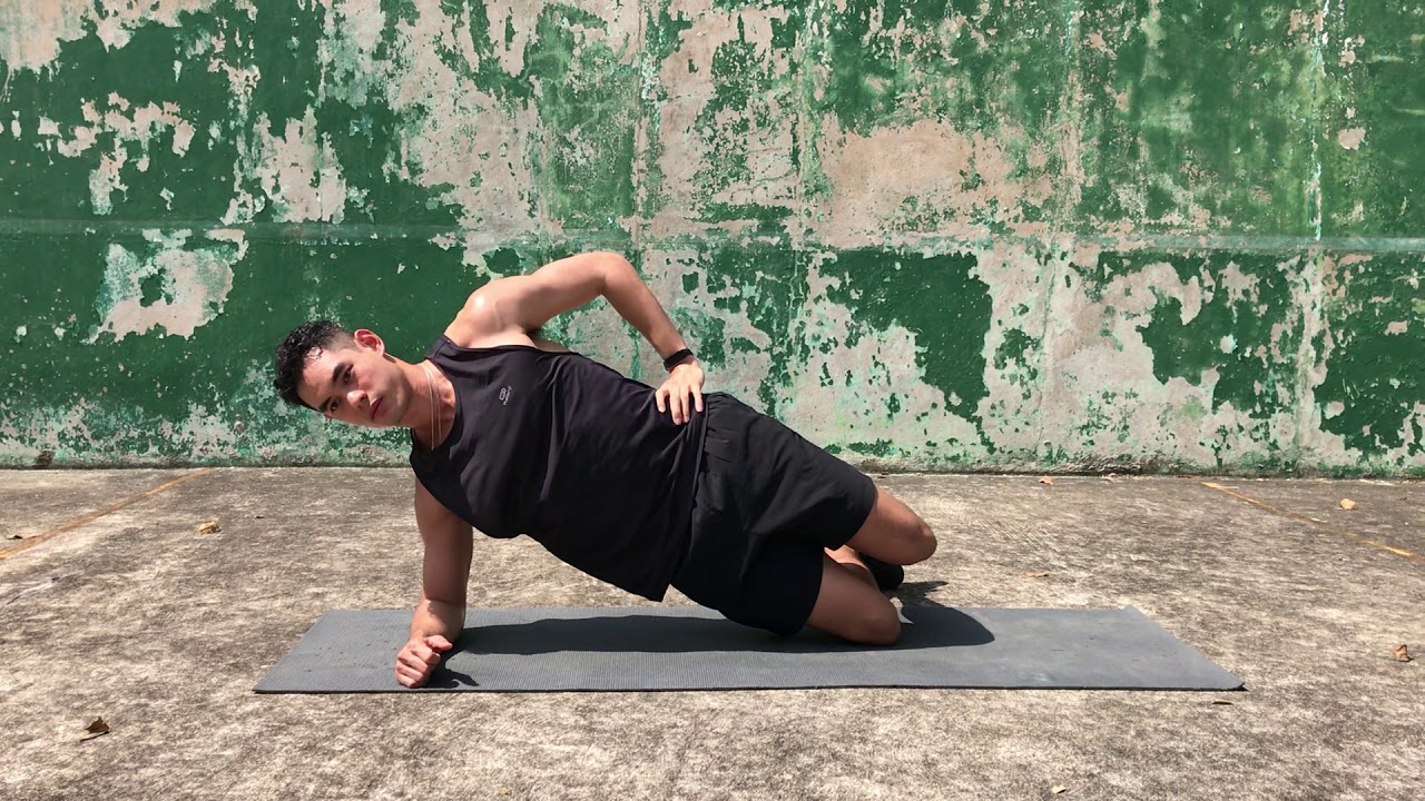 Knee Side Plank - YouTube