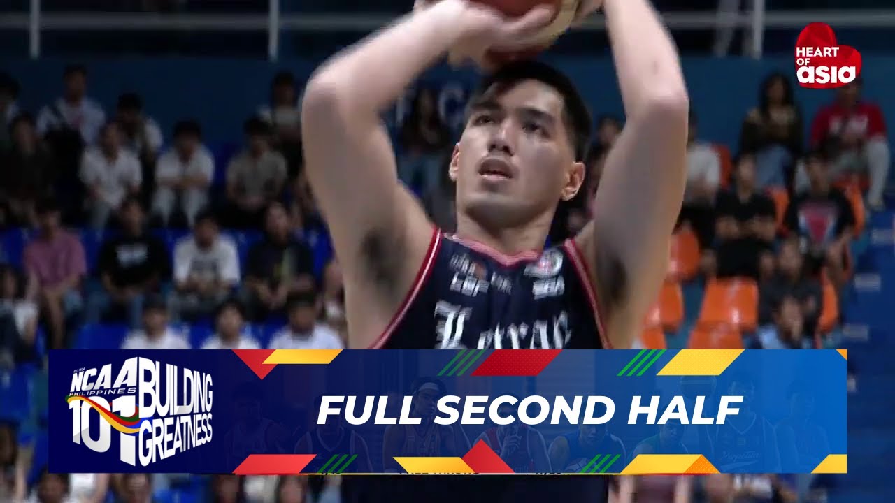 FULL SECOND HALF - Arellano Chiefs vs Letran Knights | NCAA Season 101 ...