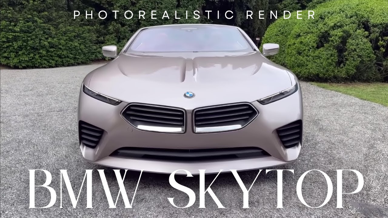 New BMW Concept Skytop exterior walkaround - The most stunning BMW ever? 3D Gaussian splatting ...