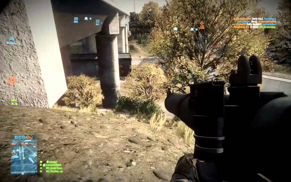 BF3 Knife Recon / Tank Buster - YouTube