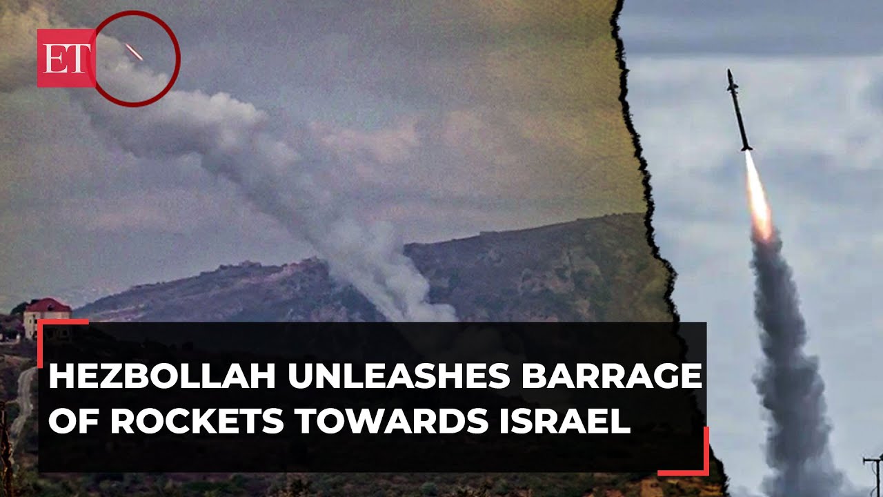 Israel is on high alert! Hezbollah unleashes barrage of rockets towards ...