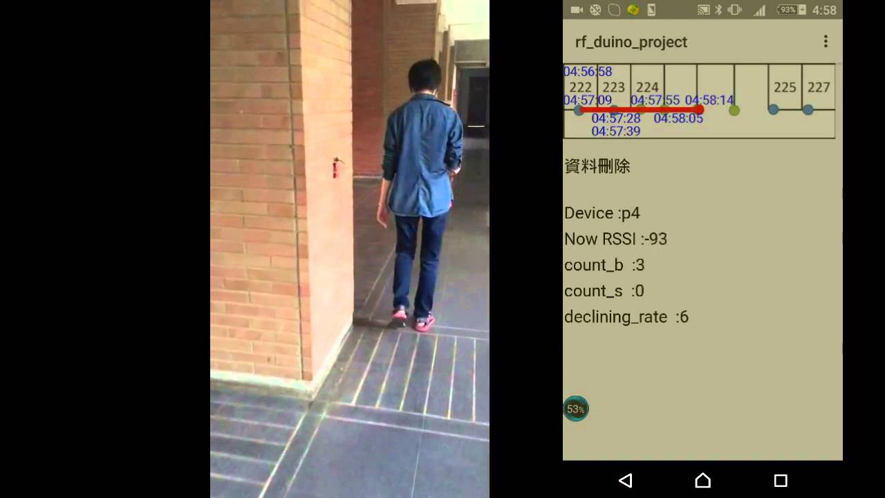 Smartphone Indoor Human Tracking Demo - YouTube