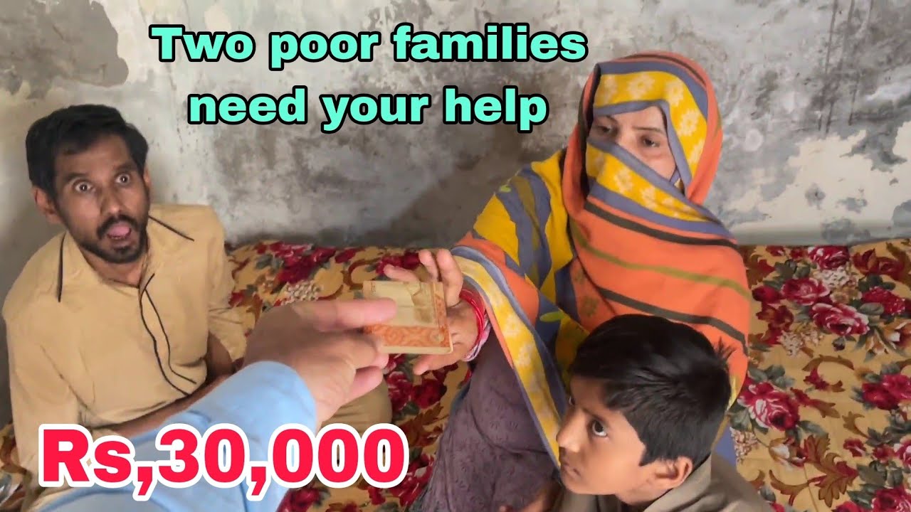 Two poor families need your help |charity work for humans |poor people ...