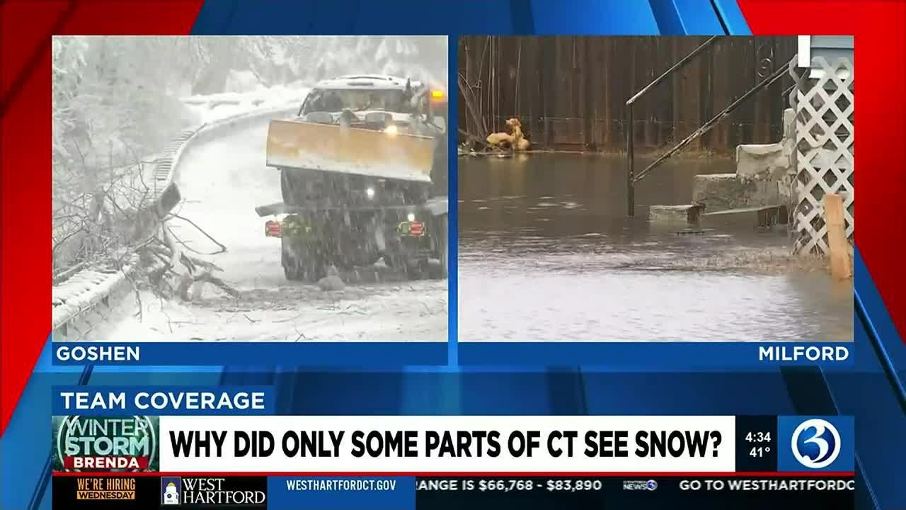 Why only some parts of Connecticut saw snow from Winter Storm Brenda ...