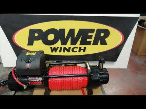 Power winch.  En havalı. En çekici vinç