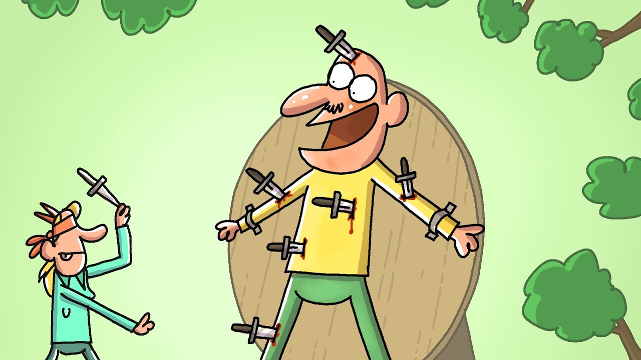 Throwing Knives | Cartoon Box 290 by Frame Order | Hilarious animated ...