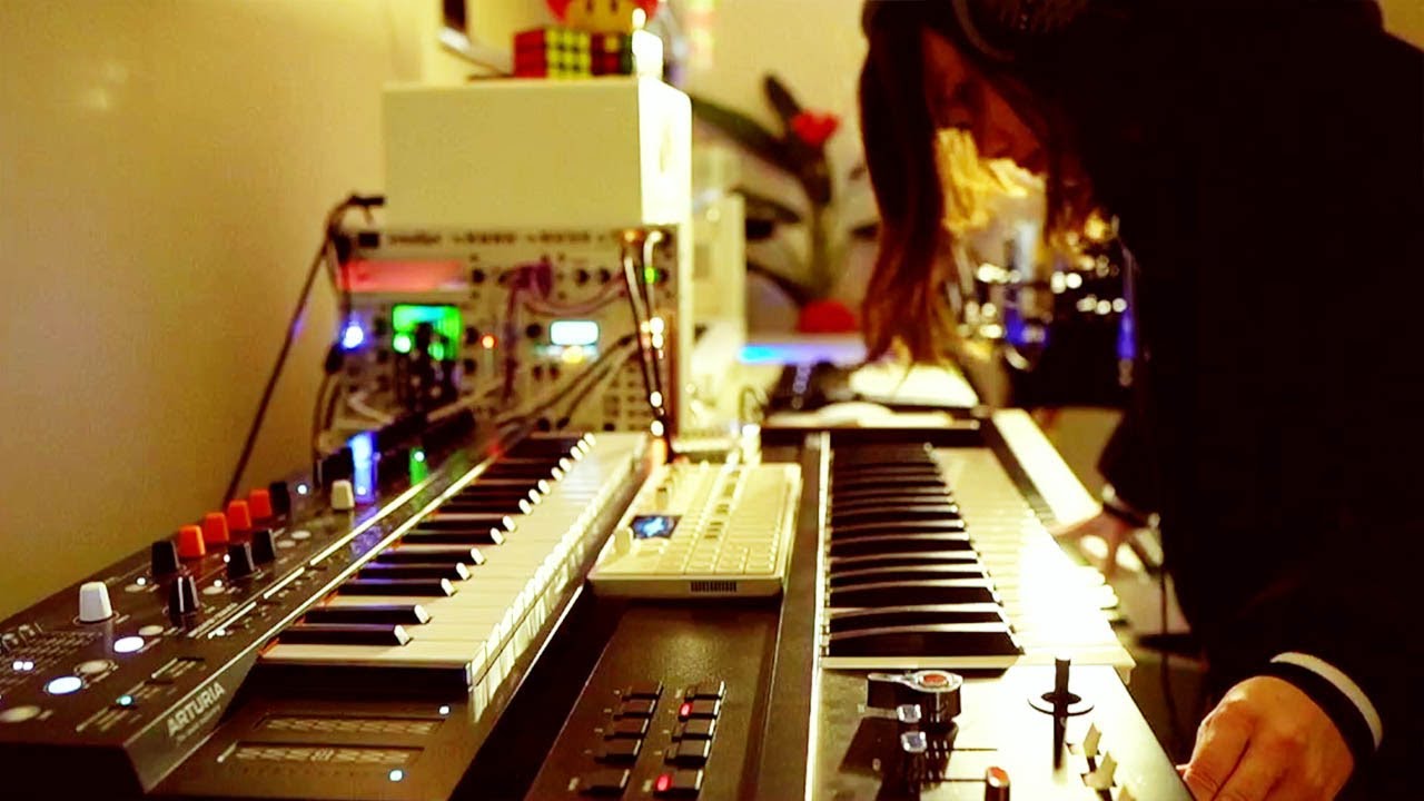 Cinematic Music - Ambient Synth Dance feat. miniKORG700FS + OP-1 Field ...