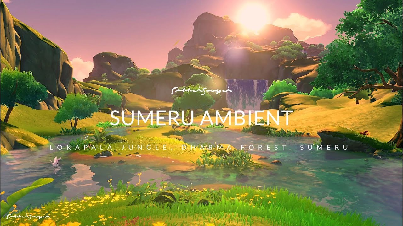 Lokapala Jungle Sumeru Ambient Background Music Calm Forest Sound (1 Hr ...