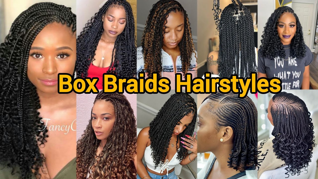 Box Braid Hairstyles Black Women LATEST BOX BRAIDS HAIRSTYLES