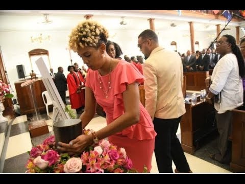 WATCH: Hundreds bid farewell to Dorraine Samuels - YouTube