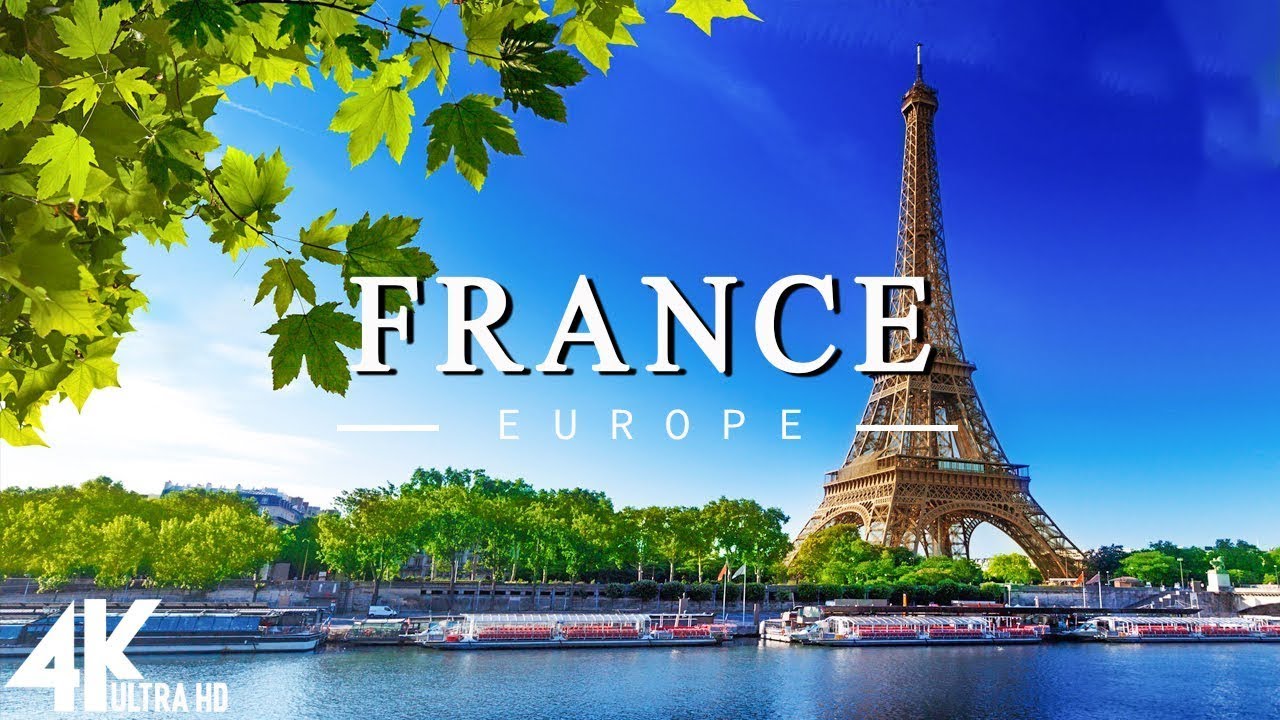 Francia 4K - Película de relajación escénica con música de piano ...