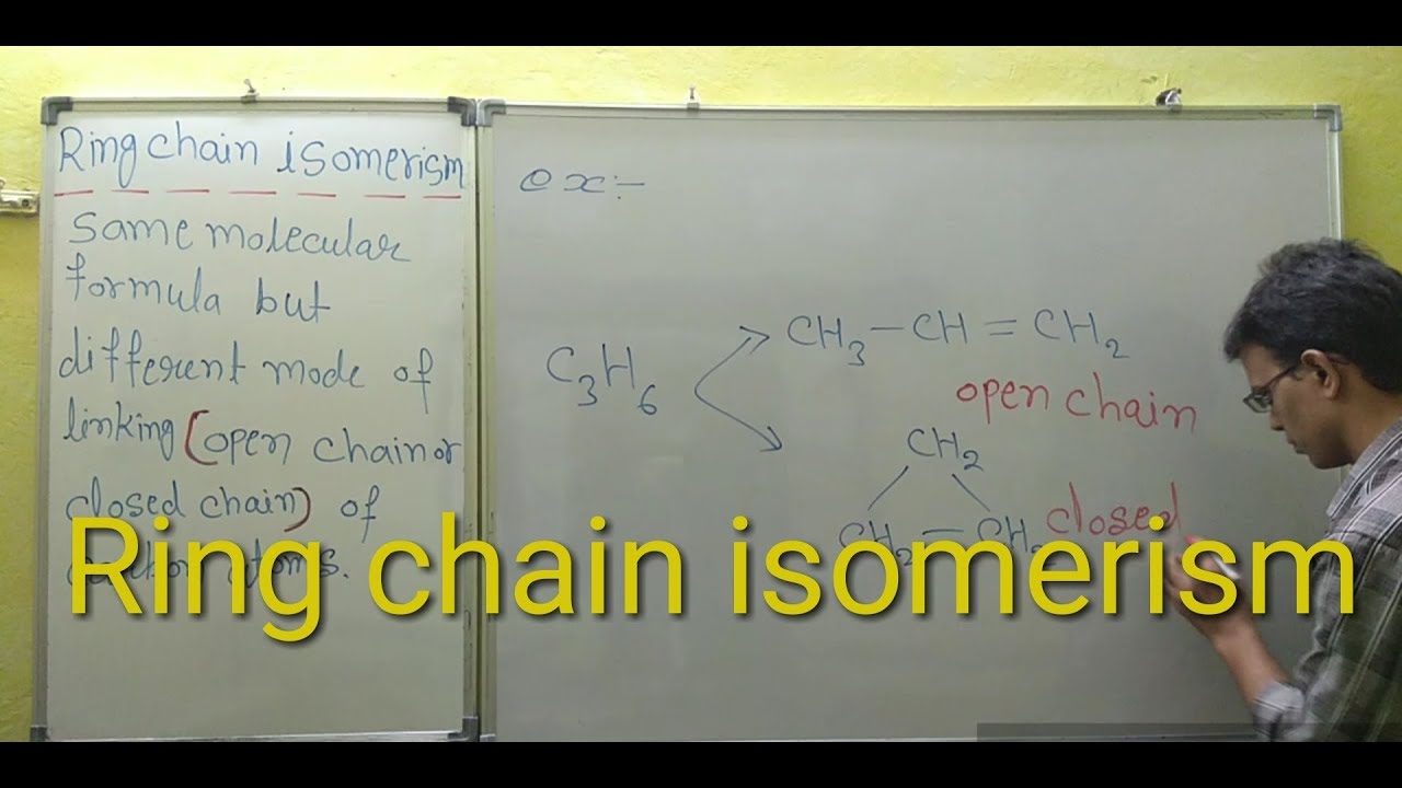 Ring Chain isomerism | ISOMERISM Lecture ---3 - YouTube